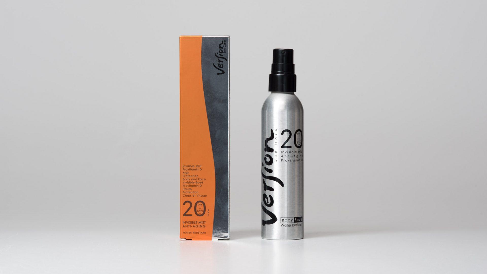 Invisible Mist 20 SPF - αντηλιακό με προβιταμίνη D - version