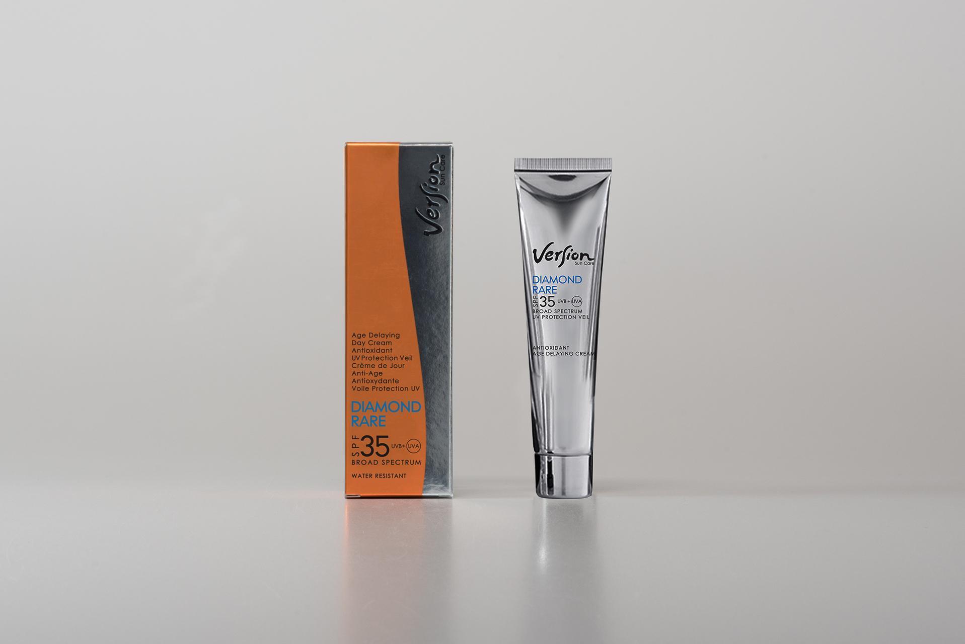 Diamond Rare 35 SPF - sunscreen with diamond powder - version